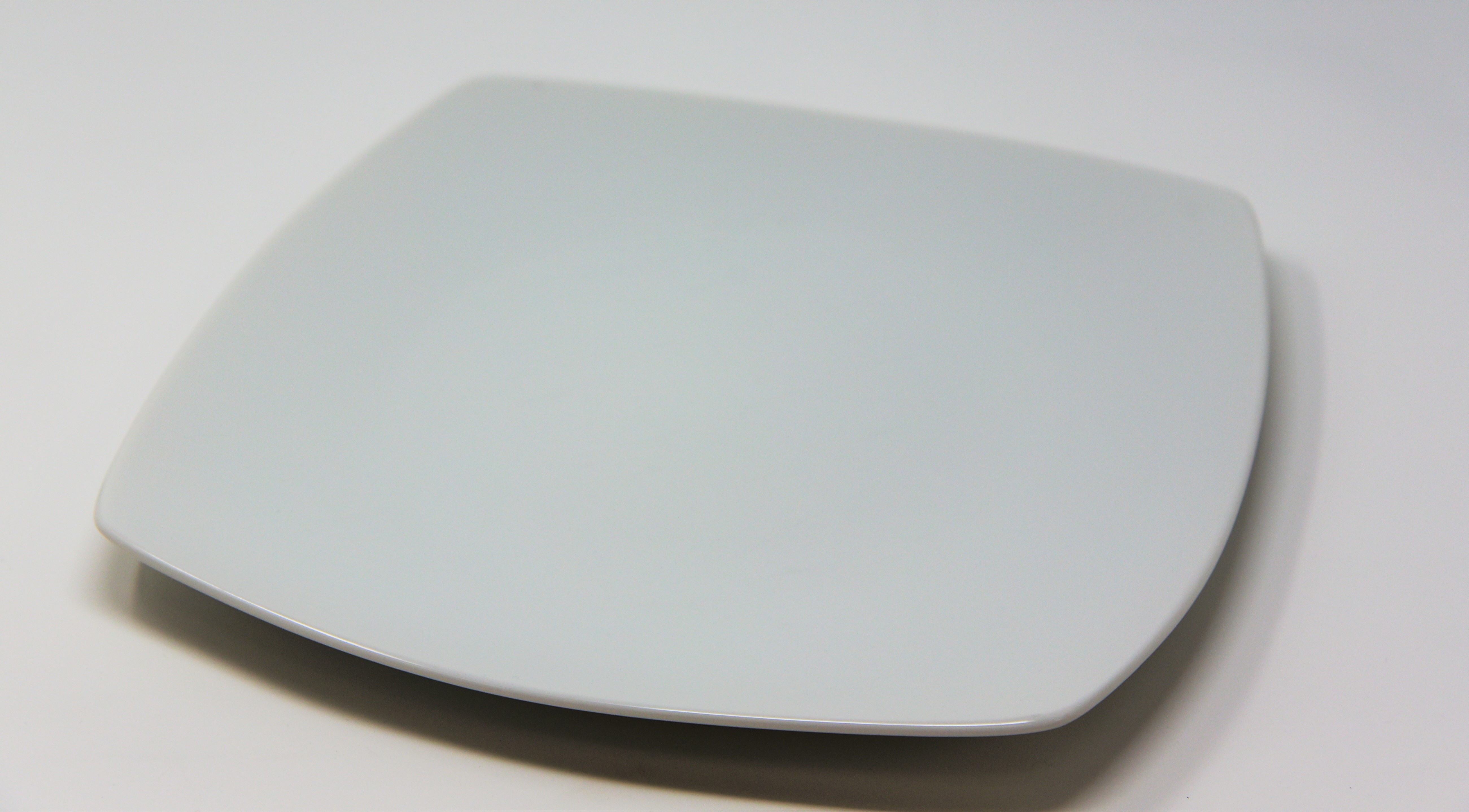 Toscana Curved Square Coup Plate 27cm (10.5") - Bentley Brown