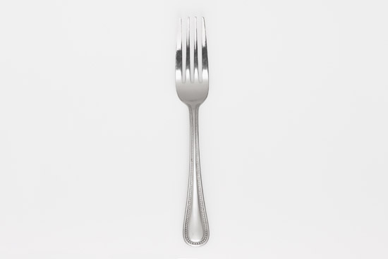 Bead Pattern Dinner Fork - Bentley Brown